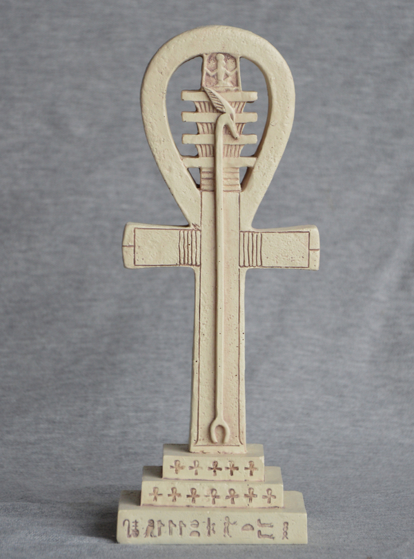 Ankh Cross 21 cm: STANDING ON BASE